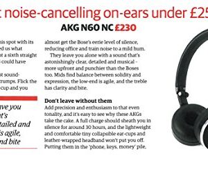 AKG Noise Canceling Headphone Black (N60)