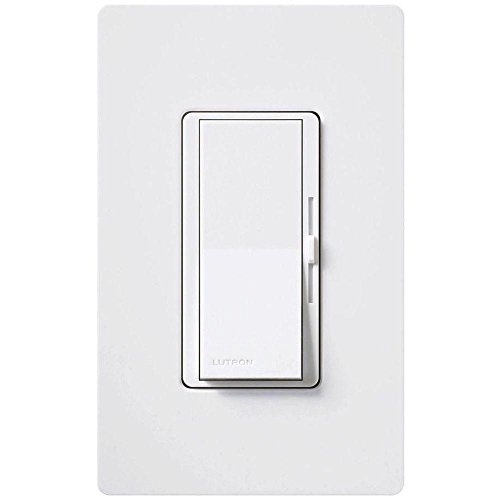 Lutron Diva Quiet 3-Speed Fan Control, 1.5 Amp Single Pole/3-Way with Wallplate, DVWFSQ-FH-WH, White