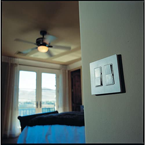 Lutron Diva Quiet 3-Speed Fan Control, 1.5 Amp Single Pole/3-Way with Wallplate, DVWFSQ-FH-WH, White