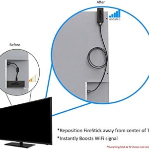 XL HDMI Extender Cable for Streaming Sticks | Increases WiFi Signal for Faster Streaming