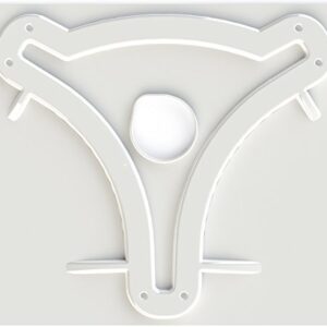 KING MB8200 Antenna Mounting Plate for KING Jack and OmniPro OTA Antennas , White