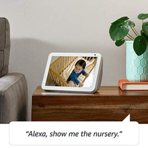 Certified Refurbished Echo Show 8 (1st Gen, 2019 release) -- HD smart display with Alexa – stay connected with video calling - Charcoal