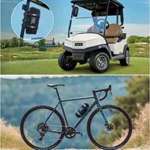 HeyMoonTong Big Portable Speaker Mount for Large Bluetooth Speakers with 12''-20'' Circumference, Waterproof Adjustable Strap Accessory Holder Fits UTV Golf Cart Bike or Boat Railing/Cross bar/Frame