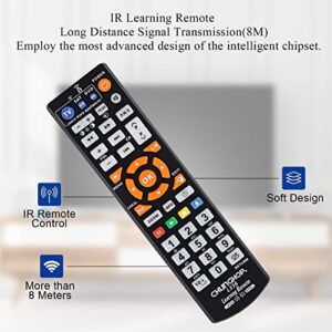 CHUNGHOP Universal IR Learning Remote Control for Smart TV VCR CBL DVD SAT STR-TV CD VCD HI-FI, for All Brands IR Remote 3 in 1 Programmable Controller L336