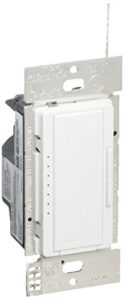 lutron mrf2-600m-wh maestro wireless 600w single-pole or multi-location dimmer, white