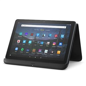 Introducing Fire HD 10 Plus tablet, 10.1" 1080p Full HD display, 64 GB, Slate + Made for Amazon, Wireless Charging Dock, without lockscreen ads