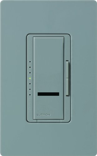 Lutron Maestro IR 1000-Watt Dimmer Switch for Incandescent and Halogen Bulbs, Single-Pole, MIR-1000-GR, Gray