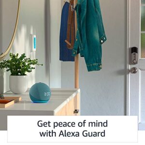 Certified Refurbished Echo (4th Gen) with clock | With premium sound, smart home hub, and Alexa