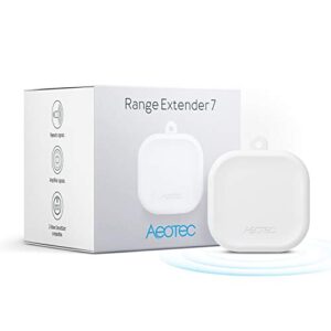 z-wave hub range extender – aeotec range extender 7 – improves performance and range of your z-wave hub – smartthings, hubitat, alarm.com, ring, and more – gen7 (one pack)