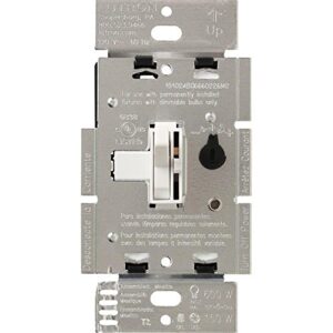 lutron toggler 150-watt single-pole/3-way preset cfl-led dimmer – white tgcl-153pr-wh