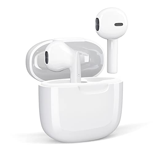 ESSPOMNCE Wireless Earbuds Bluetooth Headphones 36H Play Time 5.0 Bluetooth with Wireless Charging Case, IPX6 Waterproof Sweat-Proof Earphones True Wireless Earbuds, in-Ear Earbuds for Working Sports