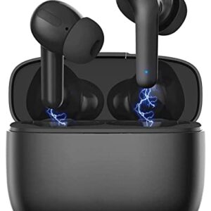 Wireless Bluetooth Earbuds, True Wireless Stereo Headsets in-Ear, 30H Playtime & Wireless Charging Case, Built-in Mic Earphones Premium Sound, Touch Control, IPX5 Waterproof Sport Headphones