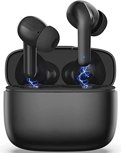 Wireless Bluetooth Earbuds, True Wireless Stereo Headsets in-Ear, 30H Playtime & Wireless Charging Case, Built-in Mic Earphones Premium Sound, Touch Control, IPX5 Waterproof Sport Headphones