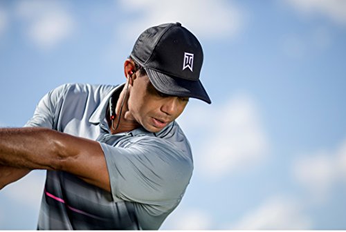 SOL REPUBLIC Shadow Wireless Bluetooth Earbuds – Special Edition Tiger Woods, Multi-Device Connectivity, Folds in your Pocket, Noise Isolation, Featherweight Comfort, SOL-EP1140BK Black