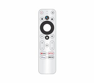 acemax voice replacement remote control applicable for onn android tv 4k uhd stick tv box 100024646 100026240