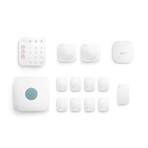 ring alarm pro, 13-piece kit and eero wi-fi 6 extender – built-in eero wi-fi 6 router with optional 24/7 monitoring