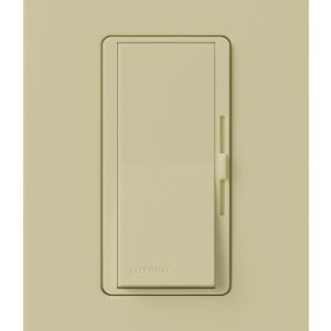 Lutron DVSTV-IV Diva 8 Amp 3-way/Single-Pole 0-10V Dimmer, no neutral required, Ivory