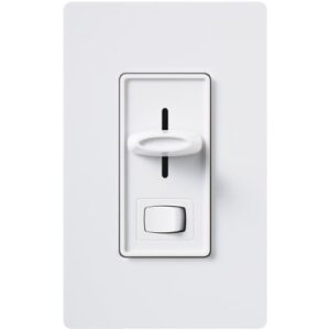 lutron selv-300p-wh preset dimmer, white