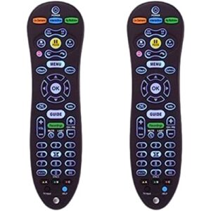 (2-pack) replacement for at&t s30 remote control compatible with u-verse uverse receiver