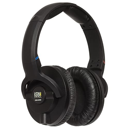 KRK KNS 8400 On-Ear Closed Back Circumaural Studio Monitor Headphones with Volume Control