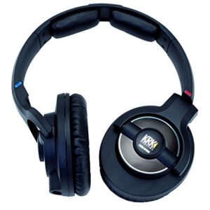 KRK KNS 8400 On-Ear Closed Back Circumaural Studio Monitor Headphones with Volume Control