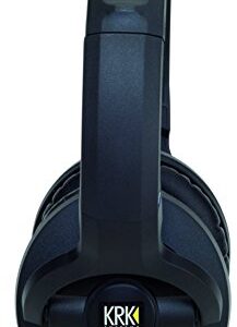 KRK KNS 8400 On-Ear Closed Back Circumaural Studio Monitor Headphones with Volume Control