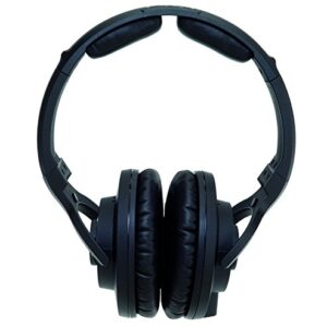 KRK KNS 8400 On-Ear Closed Back Circumaural Studio Monitor Headphones with Volume Control