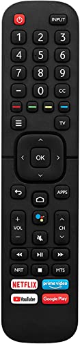 ERF2G60H Remote Control Replacement for Hisense Android Smart TV - No Voice Search