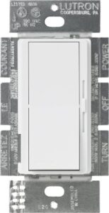 lutron, white dvlv-10p-wh preset dimmer