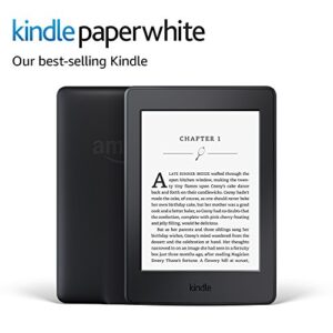 kindle paperwhite e-reader (previous generation – 2015 release) – black, 6″ high-resolution display (300 ppi) with built-in light, wi-fi, ad-supported