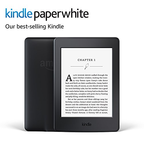 Kindle Paperwhite E-reader (Previous generation – 2015 release) - Black, 6" High-Resolution Display (300 ppi) with Built-in Light, Wi-Fi, Ad-Supported