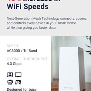 Gryphon AX – Ultra-Fast Mesh WiFi 6 Parental Control Router – Advanced Content Filters and Next-Gen Firewall - 4.3 Gbps Across 3,000 sq. ft. per Router for Multi-Device Households