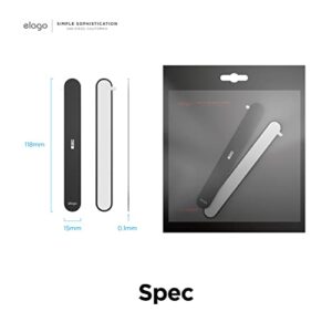 elago Metal Plate Compatible with R1 Apple TV Siri Remote 4K 4th Generation Case - Powerful Magnets Stick to Plate, Adhesive Tape Included, Minimalistic Design, Complete Access, 2 Plates Included