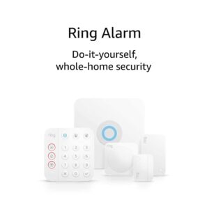 Certified Refurbished Ring Alarm 5-piece kit (2nd Gen) – home security system with optional 24/7 professional monitoring – Works with Alexa