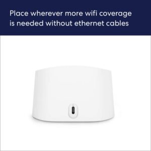 Certified Refurbished Amazon eero 6 dual-band mesh Wi-Fi 6 extender - expands existing eero network