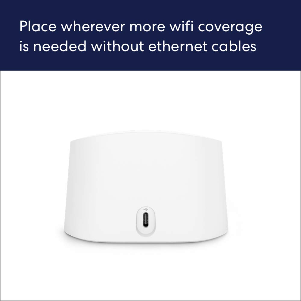 Certified Refurbished Amazon eero 6 dual-band mesh Wi-Fi 6 extender - expands existing eero network