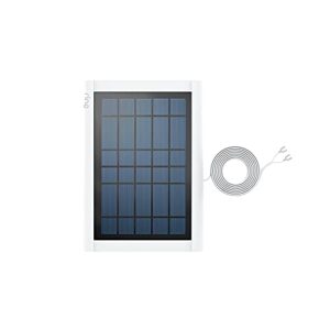 ring solar panel for ring video doorbell 2, video doorbell 3, video doorbell 3.1, video doorbell 3+ and video doorbell 4, battery doorbell plus – white