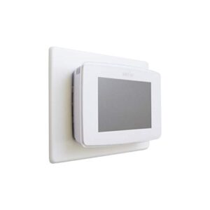 BLENKL Aluminum Decorative Wall Plate Mount for Emerson Sensi Smart Home WiFi Thermostat (Touch Screen, White)