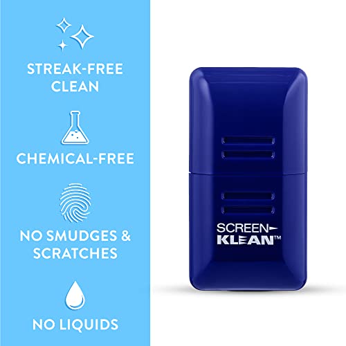 Carbon Klean ScreenKlean Tablet Screen Cleaner - Efficient and Durable Carbon Microfiber Technology Injected Blue