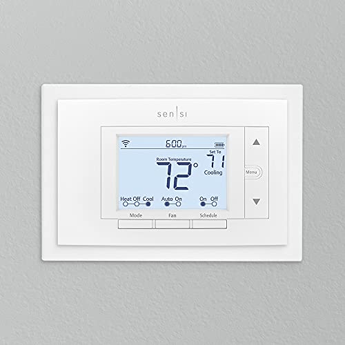 Emerson F61-2663 Wall Plate for Sensi Wi-Fi Programmable Thermostat, White