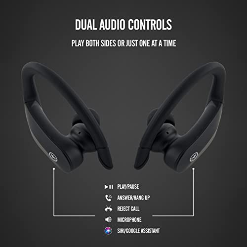 Outdoor Tech Mantas 2.0 Bluetooth Headphones Ear Buds - Wireless Earbuds, Wireless Headphones for Apple, Headphones Wireless Bluetooth - Bluetooth Earbuds