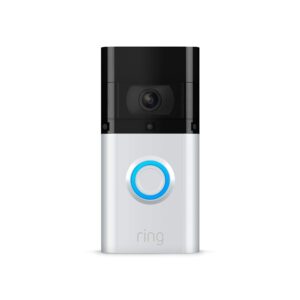 Certified Refurbished Ring Video Doorbell 3 Plus – enhanced wifi, improved motion detection, 4-second video previews, easy installation