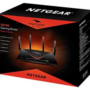 NETGEAR Nighthawk Pro Gaming XR700 WiFi Router with 6 Ethernet Ports and Wireless Speeds Up to 7.2 Gbps, AD7200, Optimized For The Lowest Ping