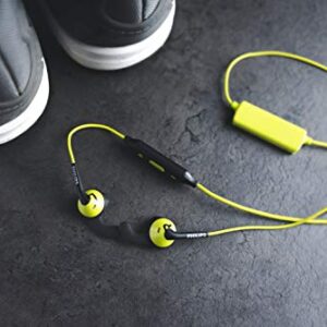 Philips ActionFit in-Ear Wireless Headphones with IPX2 Sweat-Proof Design (SHQ6500CL), Black/Lime Green