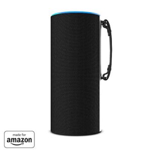 “made for amazon” ninety7 sky tote portable battery base for amazon echo (2nd generation) black/carbon