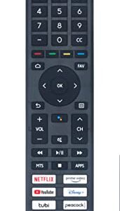 ERF3J80H Universal Replaced Remote Fit for All Hisense 4K UHD Android Smart TV A6G U6G U8G Series 75A6G 70A6G 65A6G 60A6G 55A6G 50A6G 43A6G 55U68G 50U6G 65U6G 75U6G 50U68G 75U68G NO Voice Command