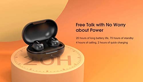 Edonka T9 True Wireless Earbuds with Charging Case, TWS Bluetooth 5.0 Headphones Stereo in-Ear for Running Sport