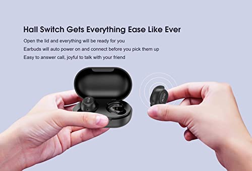 Edonka T9 True Wireless Earbuds with Charging Case, TWS Bluetooth 5.0 Headphones Stereo in-Ear for Running Sport