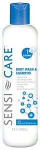 sensi-care body wash and shampoo, 8oz