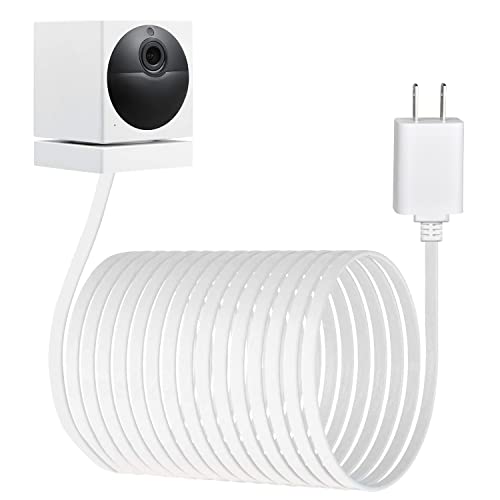 30ft/9m Power Extension Cable for WyzeCam/WyzeCam V3/ WyzeCam Pan/Wyze Cam Pan V2/ KasaCam/NestCam Indoor/Yi Cam,USB to Micro USB Charging and Data Sync Cord （Camera not Included）